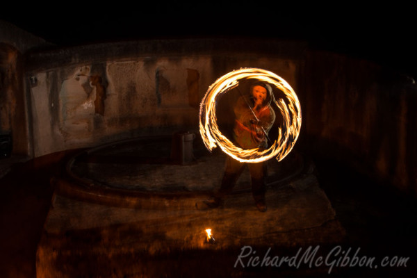 Fire-Spinning - Richard McGibbon Photography